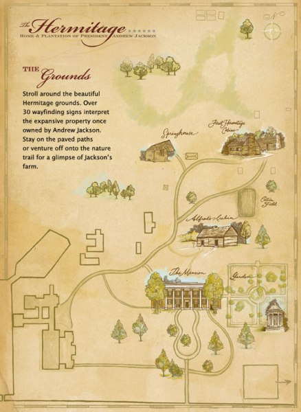 hermitage-grounds-map – Visiting the Presidents